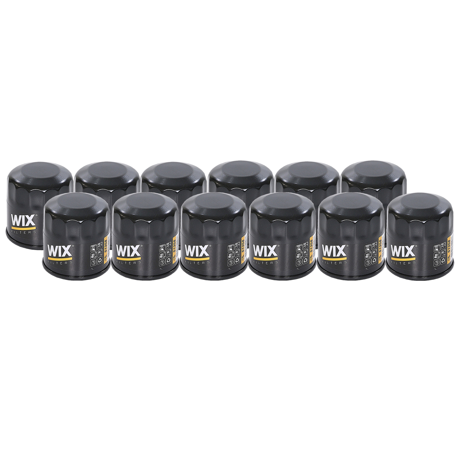 WIX Set of 12 Engine Oil Filters for Chevy Dodge Honda Infiniti Kia ...