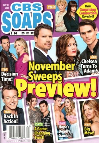 CBS Soaps In Depth Magazine November 11 2019 Melissa Claire Egan Mark ...