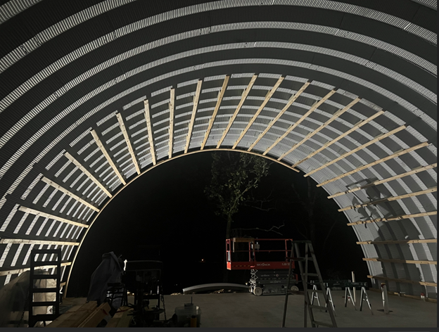 30x40x14 Engineered Steel Building Kit | DuroSPAN Clear-Span Arch ...