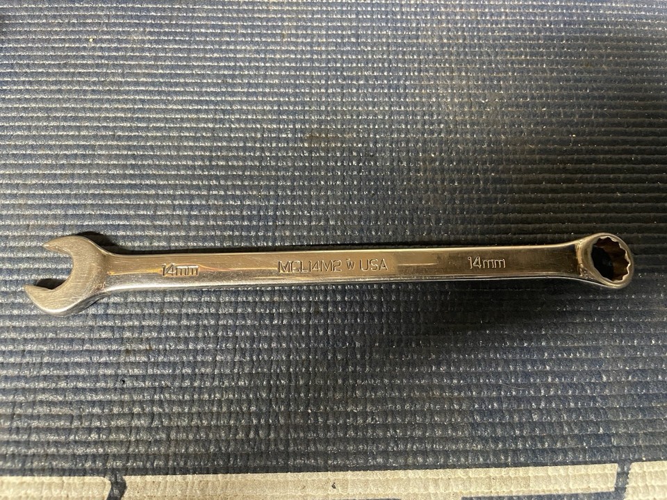 Matco Tools 14 mm 12-Point Metric 8.5" Long Combination Wrench MCL14M2 ...