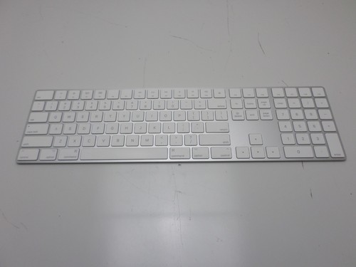 Apple Wireless Magic Keyboard with Numeric Keypad, White (A1843) | eBay