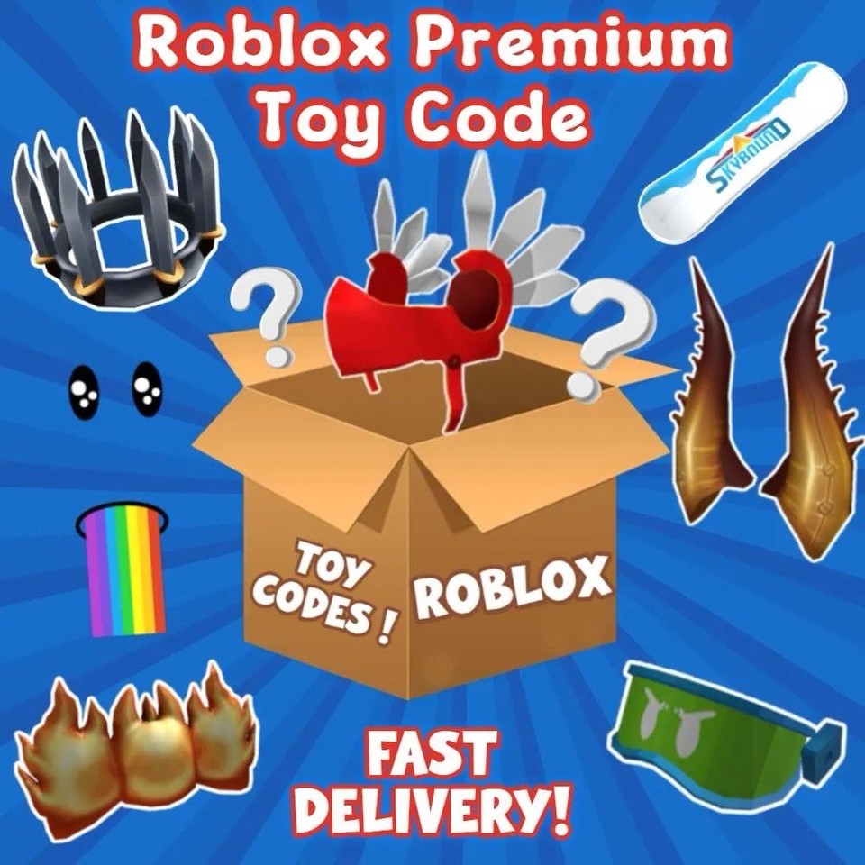 One ROBL0X PREMIUM RANDOM Toy Code Hat Faces Series 1-12 Sent Fast ...