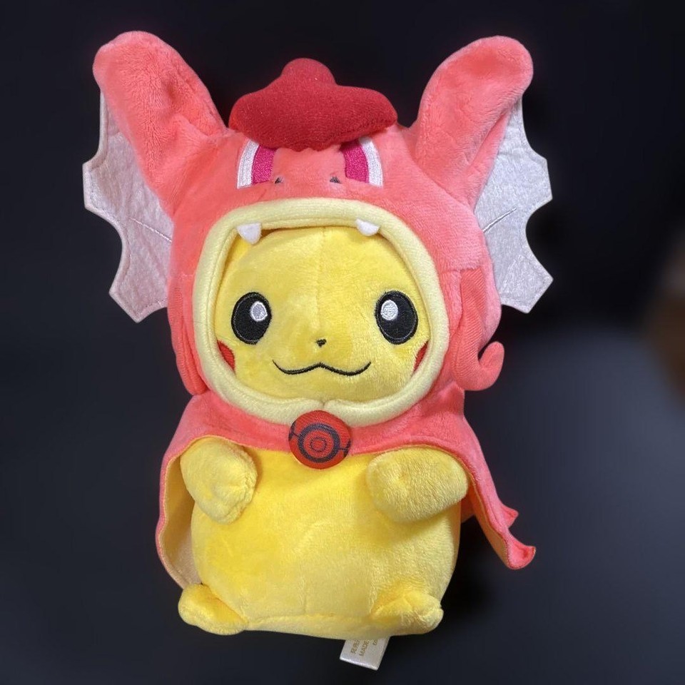 Pokémon Center Hiroshima Exclusive Pikachu Red Gyarados Plush Toy Doll ...