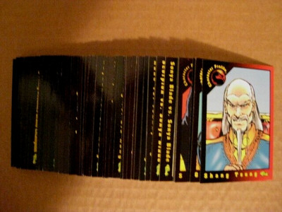 MORTAL KOMBAT 1994 TRADING CARD SET - 100 BASIC CARD SET(CLASSIC) NO ...