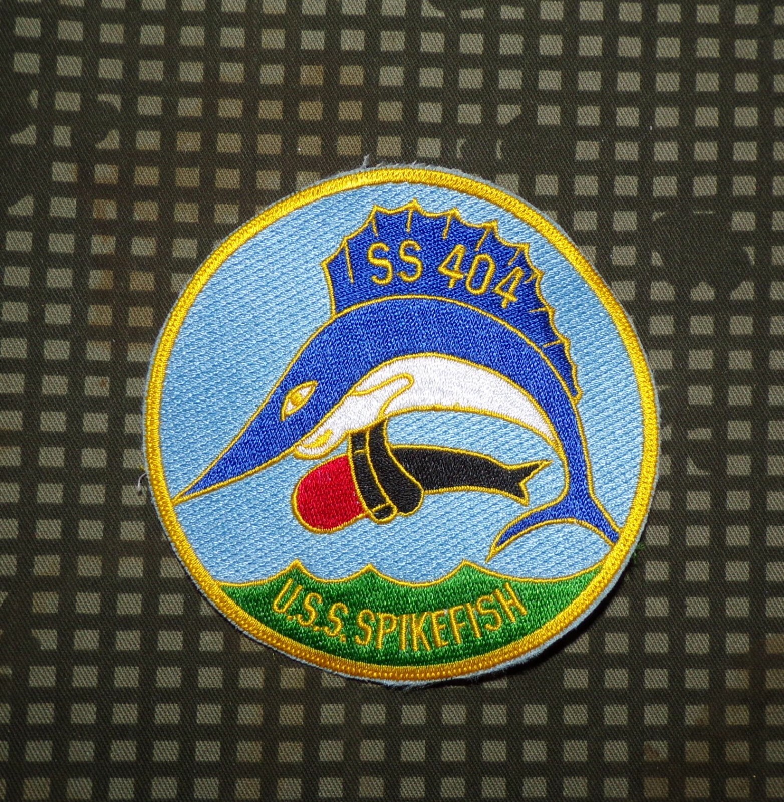 US Navy USS Spikefish SS 404 Submarine Embroidered Full Color Patch | eBay