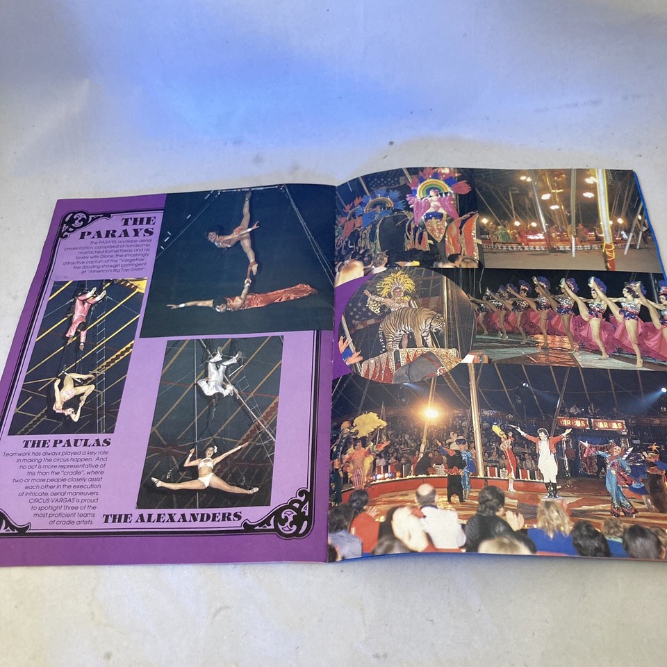 Circus Vargas Souvenir Program And Magazine Clowns America’s Big Top ...