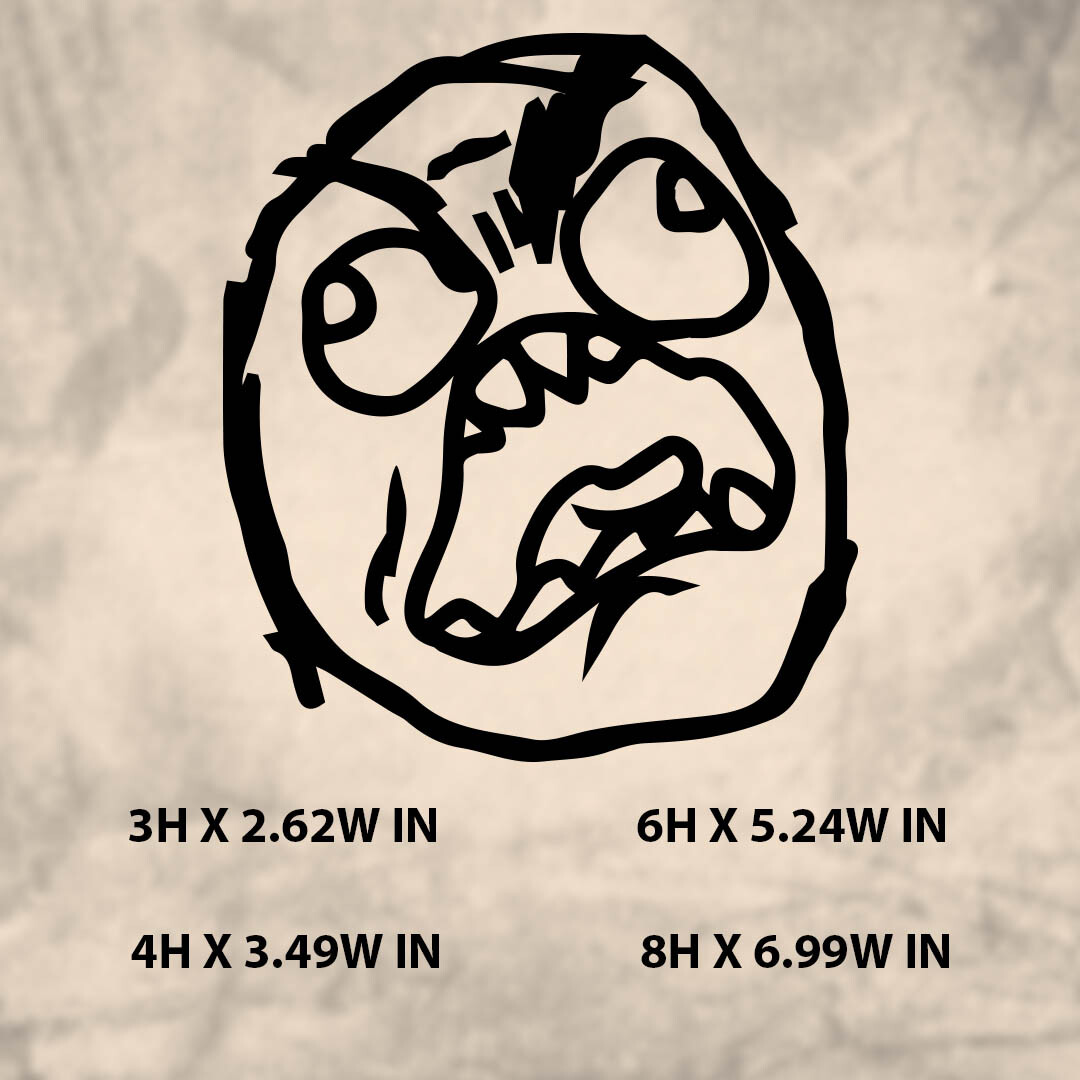 Angry Rage Face Meme