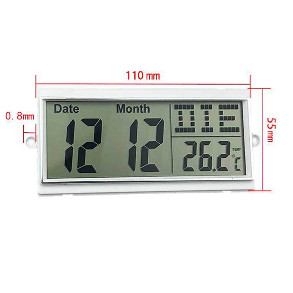 DIY LCD Digital Hanging Clock with Temperature Sensor Stay Informed and ...