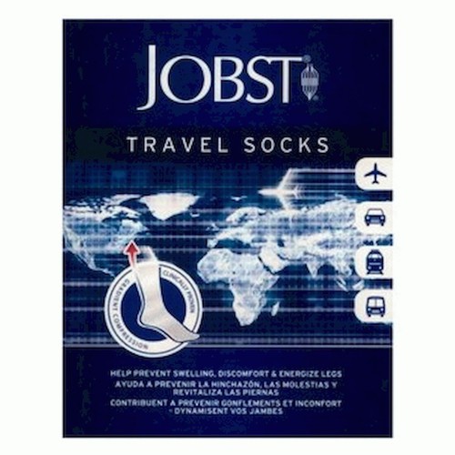 JOBST TRAVEL SOCK BLACK SIZE 5 - SOCKS BLK CALF 39-49CM JOB TRV/SOCK ...