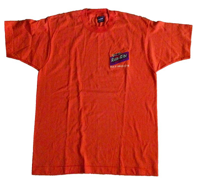 NOS VTG 1990s Run-Rite Logo, Calidad Auto Tech Orange T Shirt Adult L ...