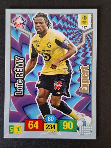 Loic Rémy 417 Expert Lille Losc Card Panini Adrenalyn Foot France 2019 ...