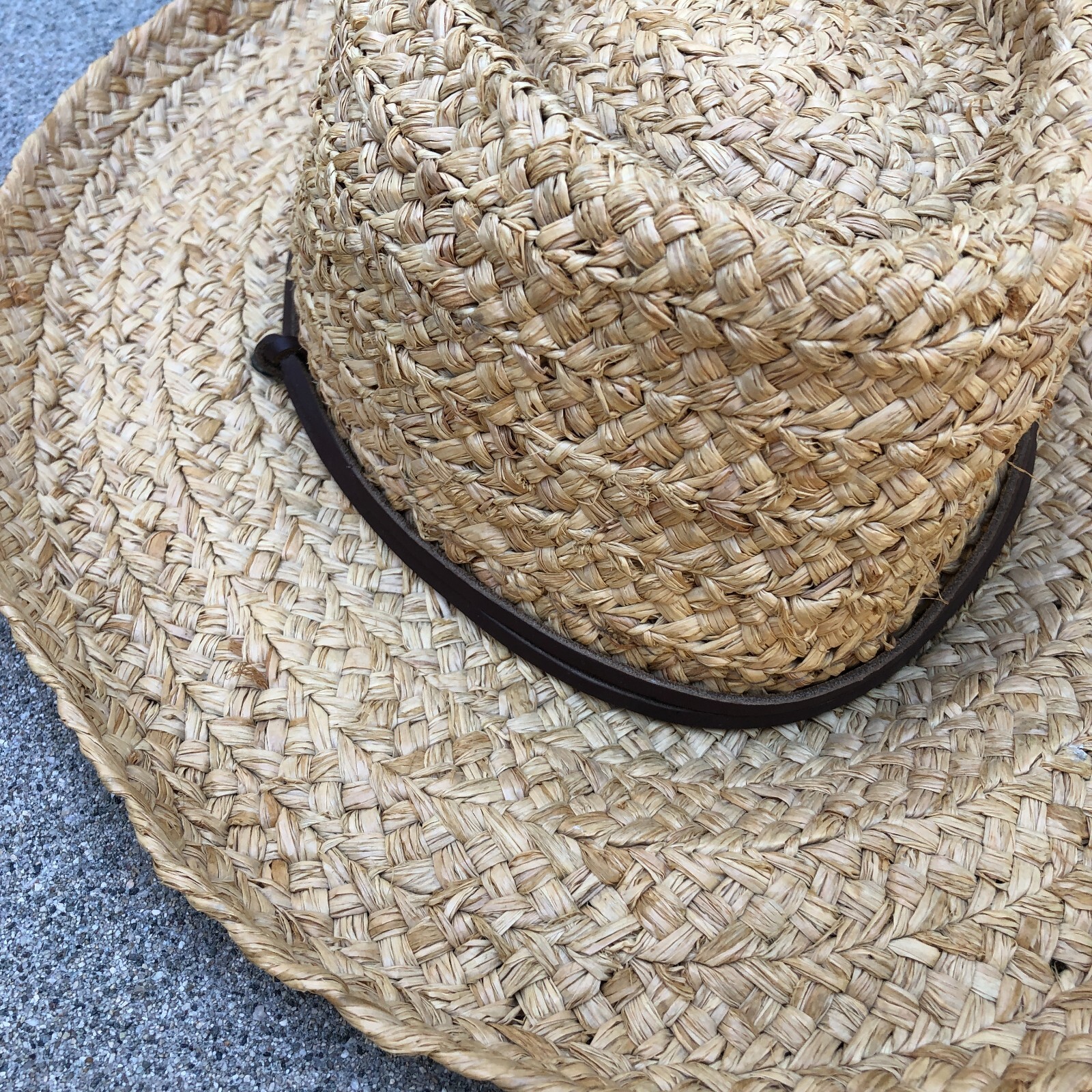 Genuine Raffia DORFMAN PACIFIC Straw Panama Hat Men's… - Gem