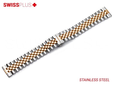 For ROTARY Watch Stainless Steel Strap Band Bracelet Buckle JUBILEE ...