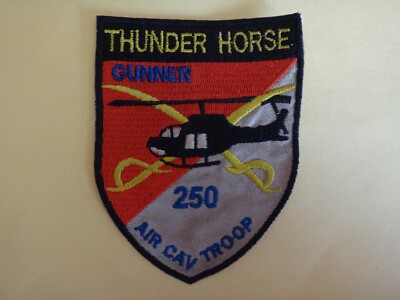 US 11th Armored Cavalry Rgt THUNDER HORSE GUNNER AIR CAV TROOP Vietnam ...