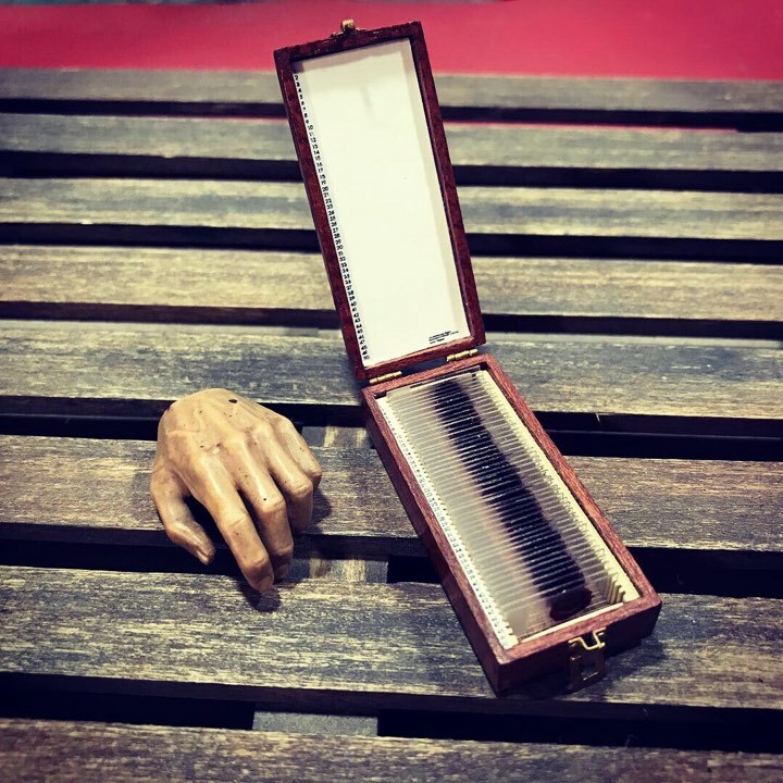 Custom Made 1/6 Scale Dexter's Blood Slide Box with Slides TV Series ...