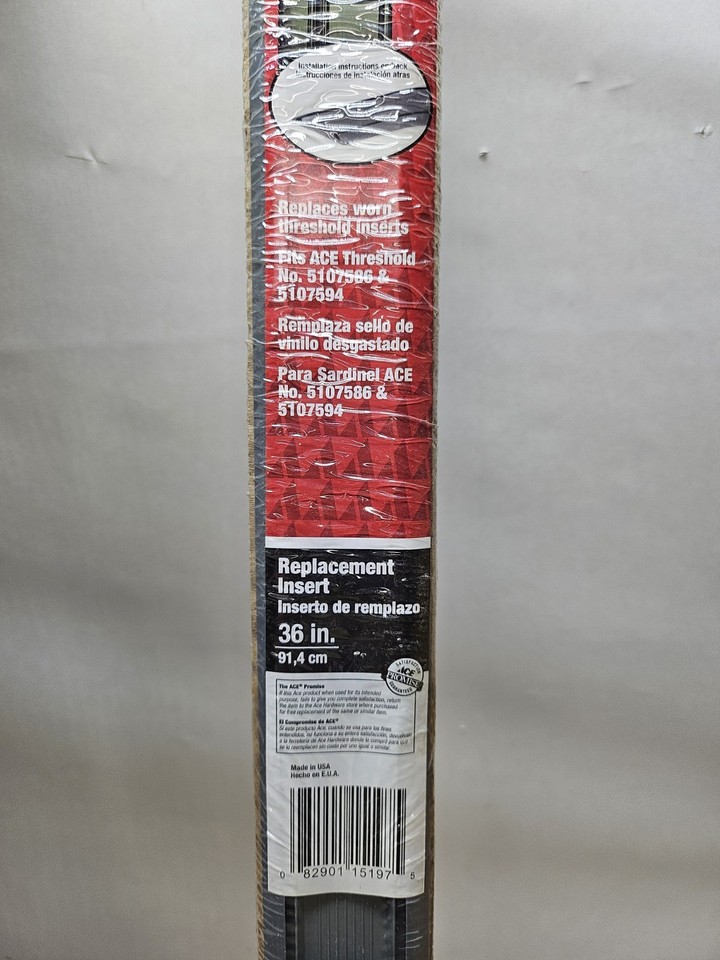 Ace 5308127 Standard Replacement Threshold Vinyl Seal Insert (Lot of 5 ...