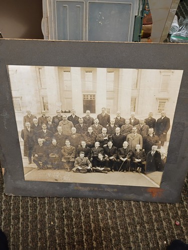 1915 Vermont State Senators Large Photograph, 12x10 On Cardboard Stock ...