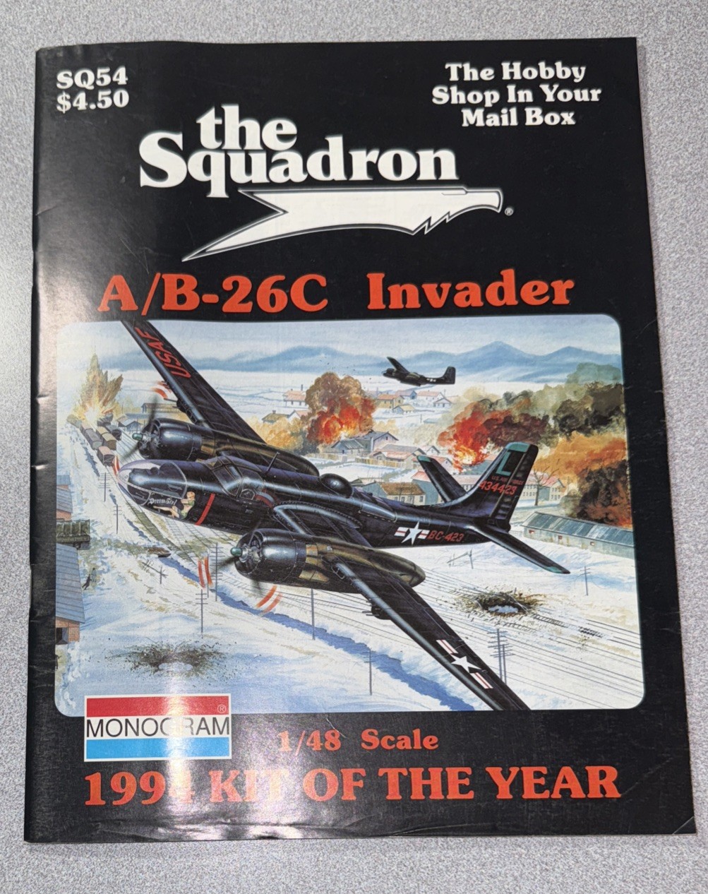 The Squadron SQ54 1994 Kit of the Year Monogram 1/48 A/B-26C Invader ...