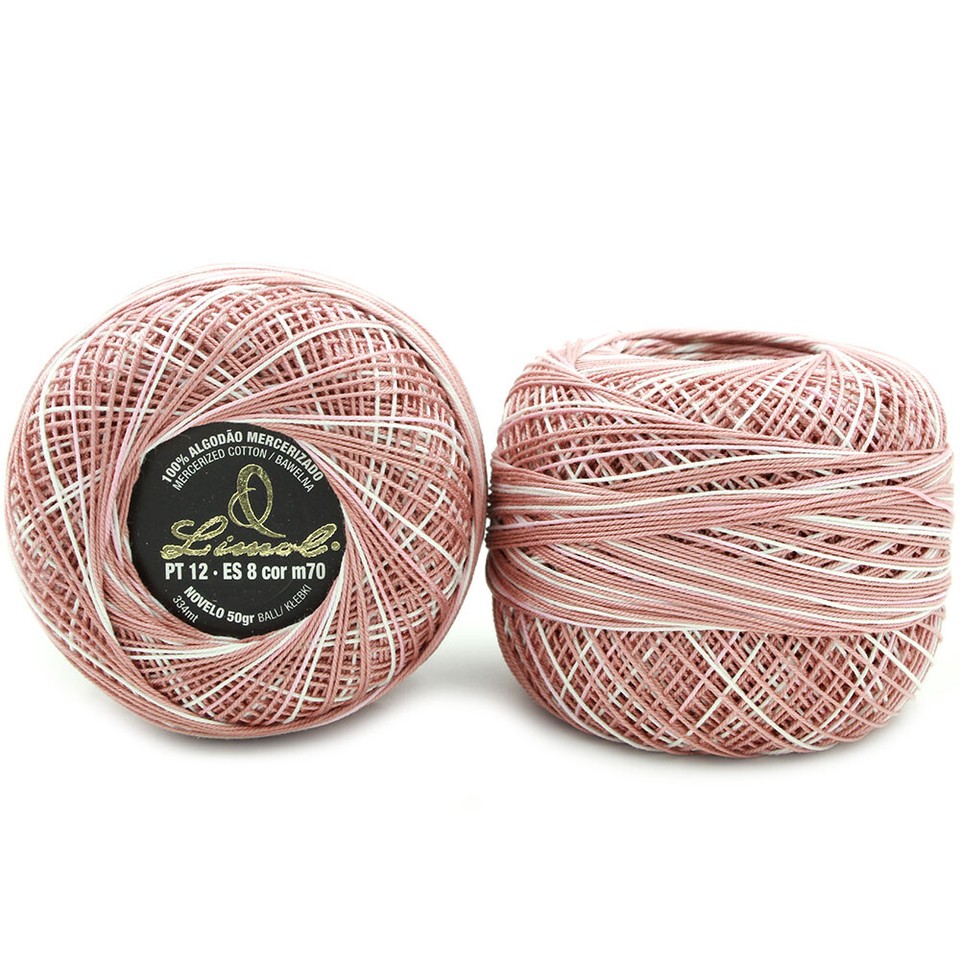 Limol Size 12 Multicolor 50 Grs 100% Mercerized Crochet Thread Cotton ...