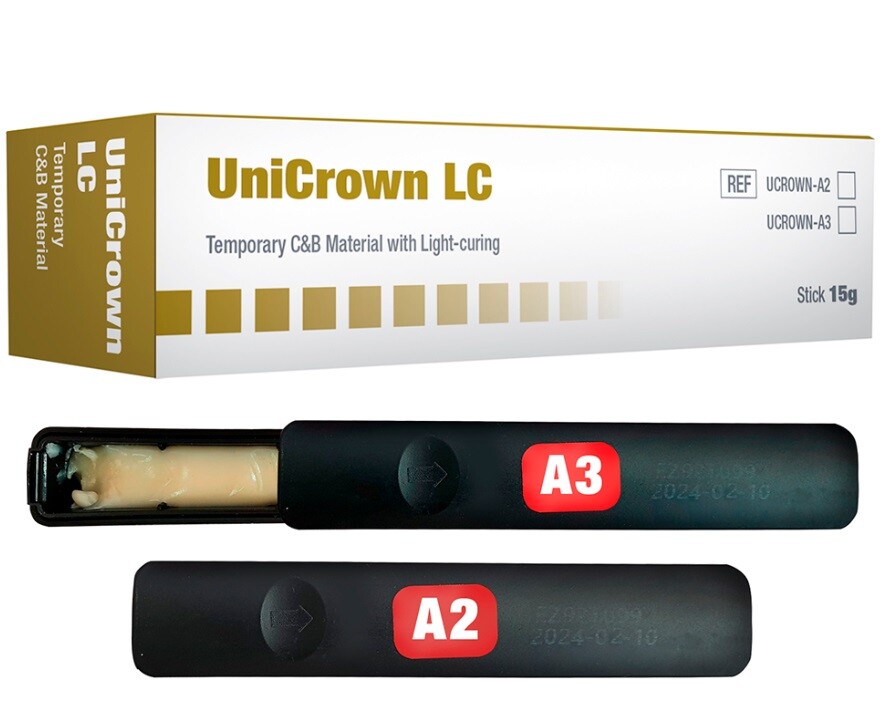Dental Unicrown LC Temporary C&B Materials Shade A2/A3 15gr By DSI | eBay