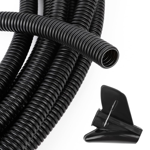 30 FT Loom 1/2 Inch, Split Wire Loom Tubing Conduit, Wire Protector ...