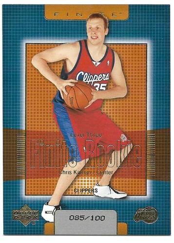 2003-04 Upper Deck Finite - Level Three Finite Rookie Chris Kaman #228 ...