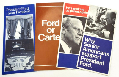 President Gerald Ford Four Different Original Campaign Brochures | eBay