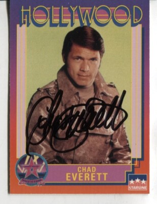 CHAD EVERETT signed AUTOGRAPH 7028 | eBay