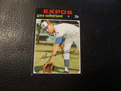 1971 TOPPS #434 GARY SUTHERLAND EXPOS EXMT | eBay
