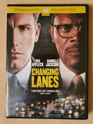 Changing Lanes (DVD, 2002) Ben Affleck, Samuel L. Jackson *Widescreen ...