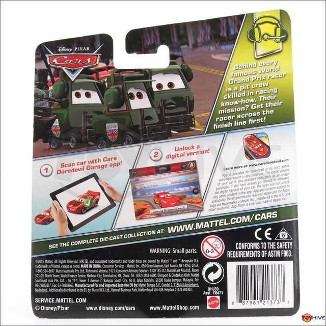 Disney Pixar Cars Alex Machino WGP Pit Crew Series 1 of 9 for sale ...