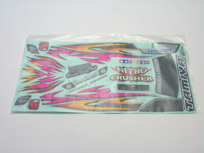 Tamiya NDF-01T 43525 Nitro Crusher Decal Sticker Set New In Packet ...