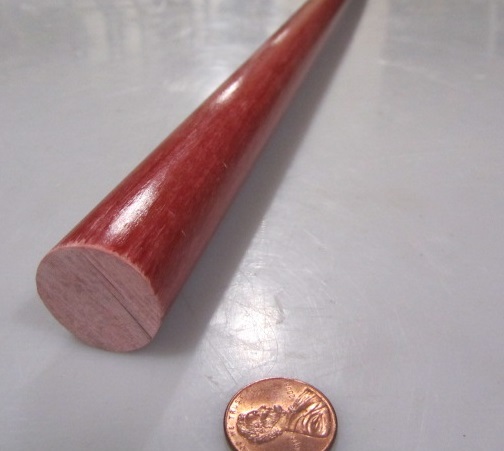Fiberglass GPO3 Red Round Rods 1.0" Inch Diameter x 72 Inch Length, 1 ...