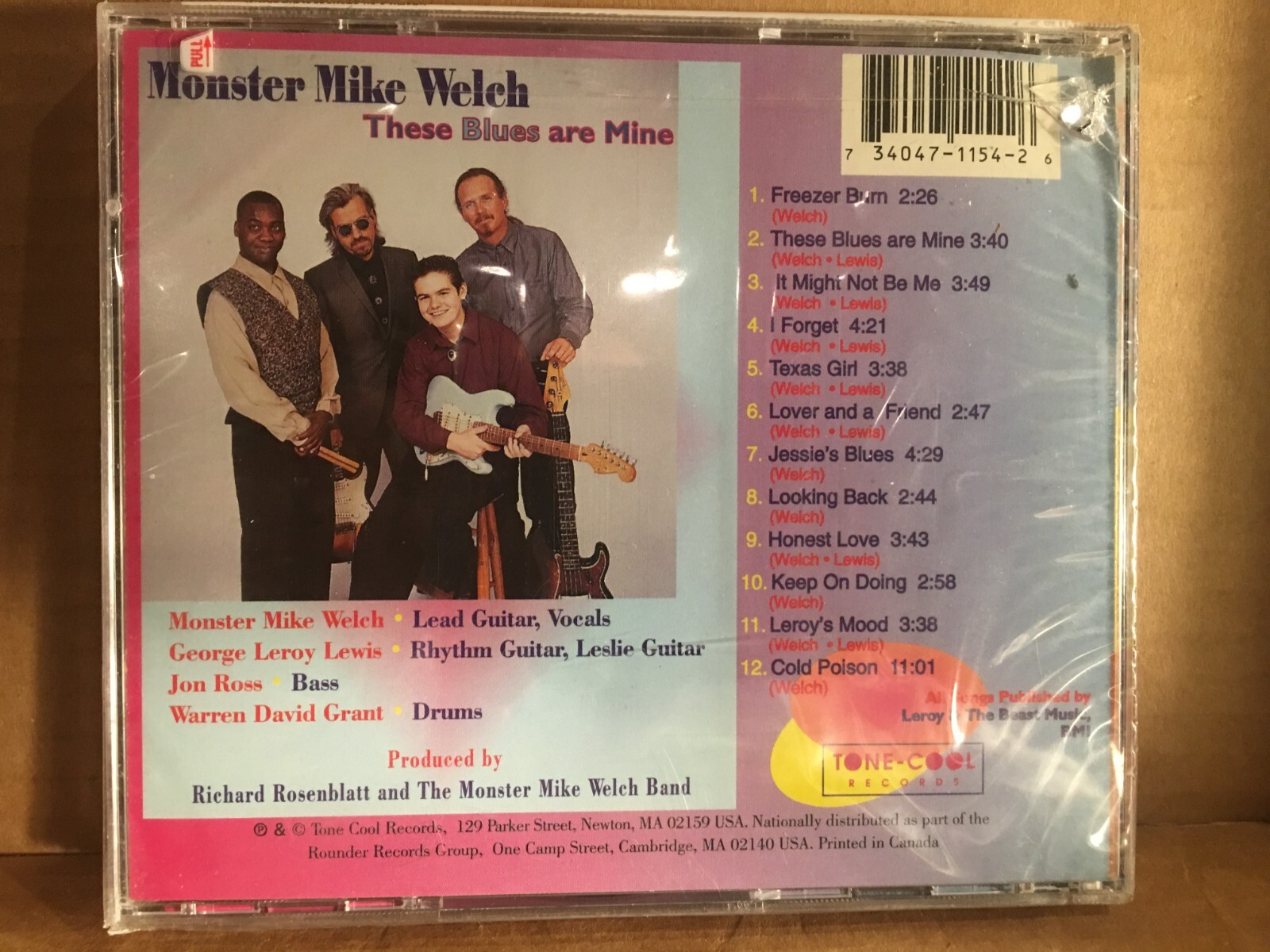 These Blues Are Mine by Monster Mike Welch (CD, Jan-1996, Tone-Cool ...