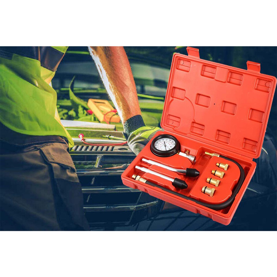 New Diesel Engine Compression Pressure Tester Injector Glowplug Valves ...