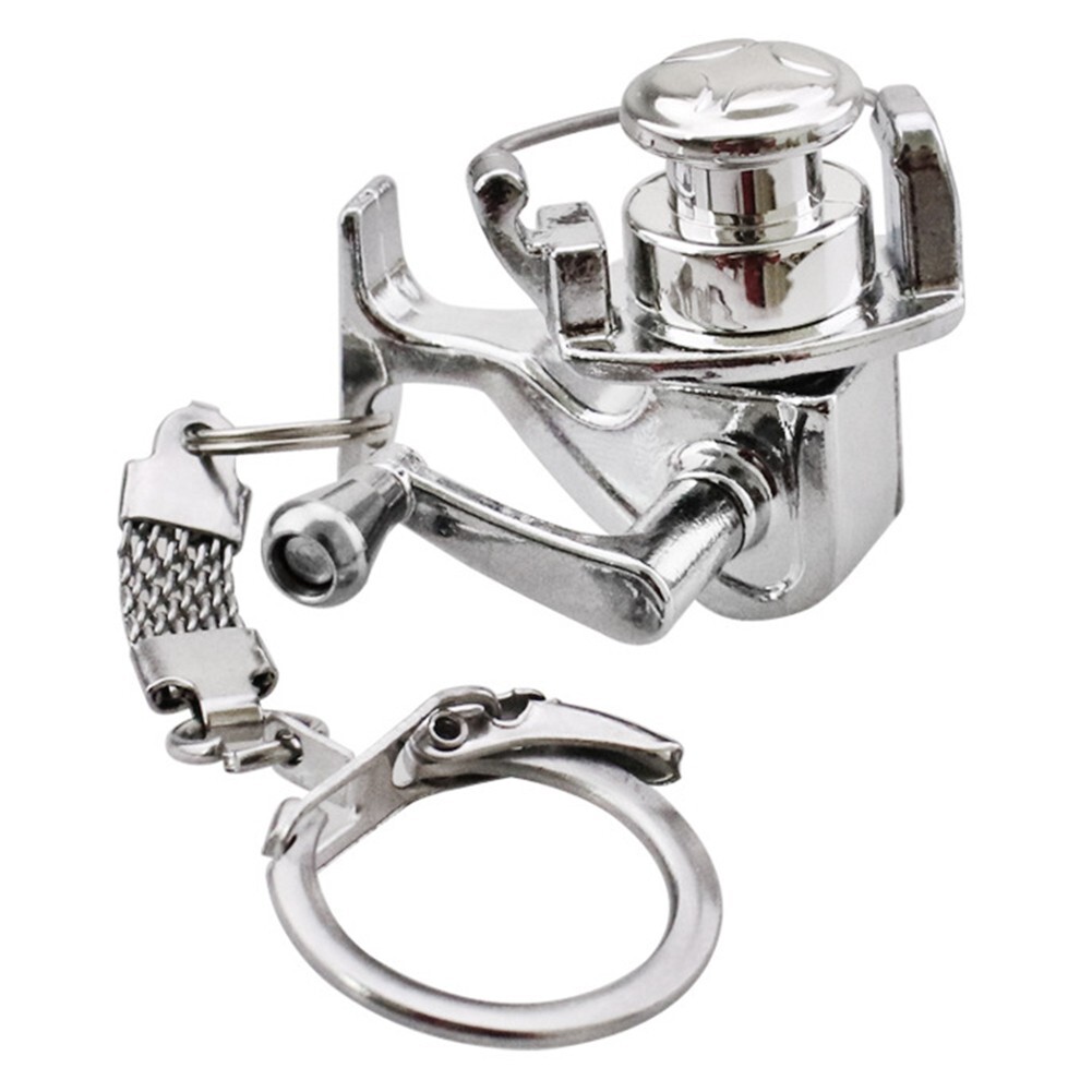 Lightweight and Practical For Fishing Reel Keychain with Aluminum Alloy ...