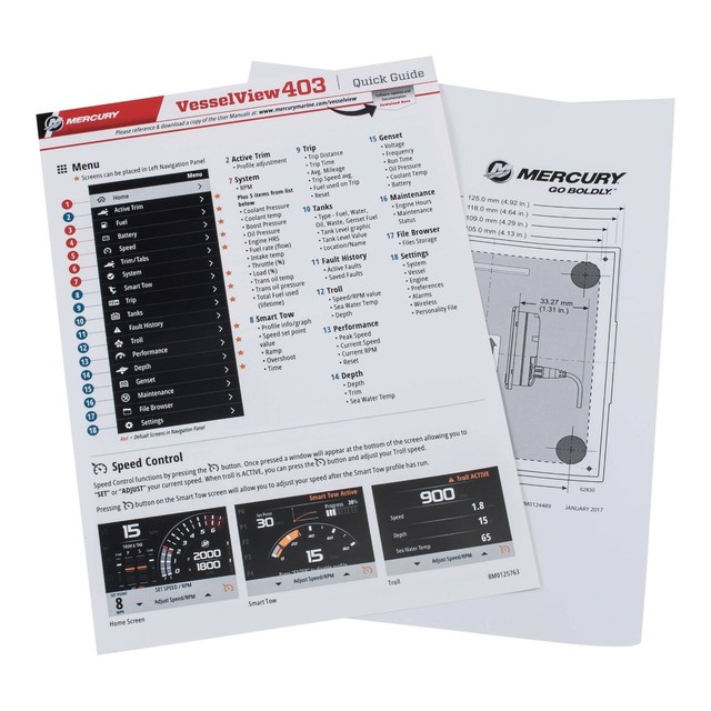 Mercury Vessel View 403 Kit Number 8M0124498 for sale online | eBay