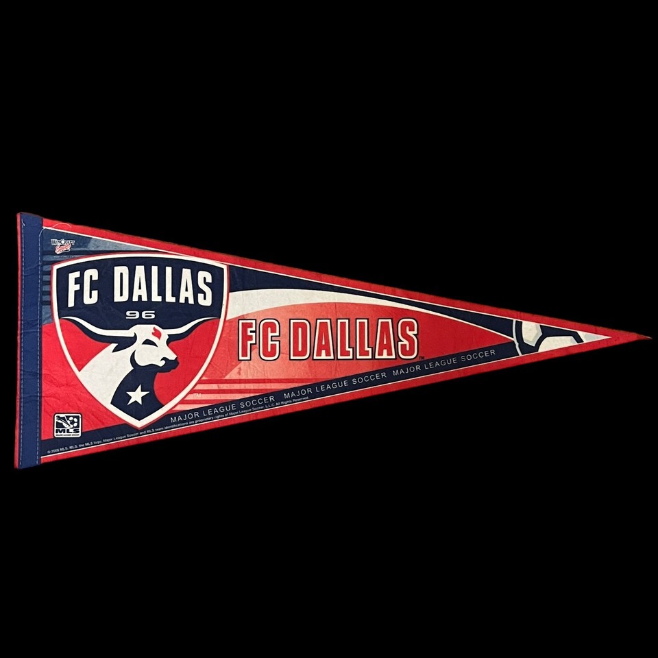 MLS FC Dallas Pennant Premium Felt 12x30 Sign Banner Wall Cave Flag ...