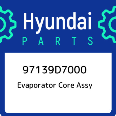 97139D7000 Hyundai Evaporator core assy 97139D7000, New Genuine OEM ...
