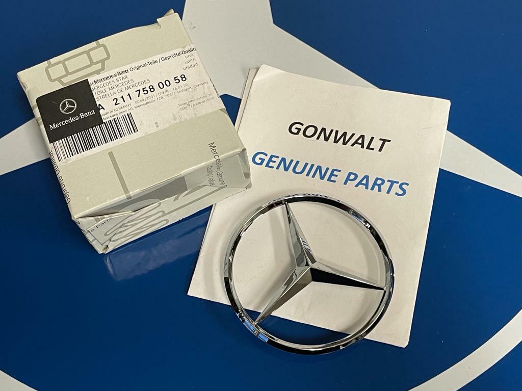 Genuine Mercedes Benz E320 E500 E55 E350 Rear Trunk Star Emblem Badge ...