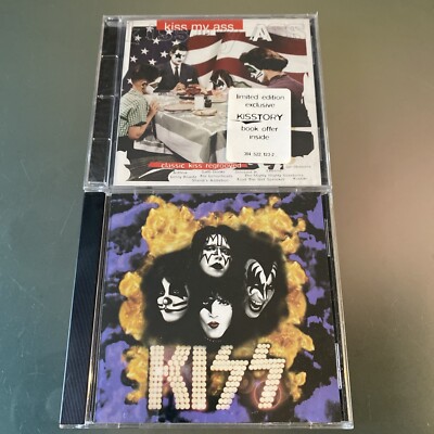 2 💿 KISS LOT: Kiss My Ass: Classic Kiss Regrooved SEALED! & You Got ...