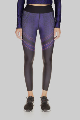 $168 Ultracor Women's Black Slithering Leopard Ultra High Legging Pants ...