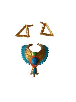 New Monster High Cleo De Nile Doll 2022 G3 Reboot Earrings Necklace Accessories | eBay