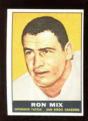 Ron Mix 1961 Topps Football Card #168 | eBay