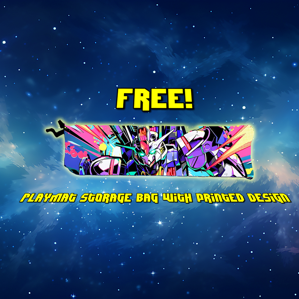 Gundam Playmat [Ariel AA] TCG Card Game (600x350x3mm) | eBay