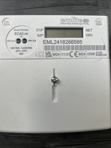 Emlite ECA2.z ECA2.nv V1 100A Single-Phase Electricity Reading Meter ...
