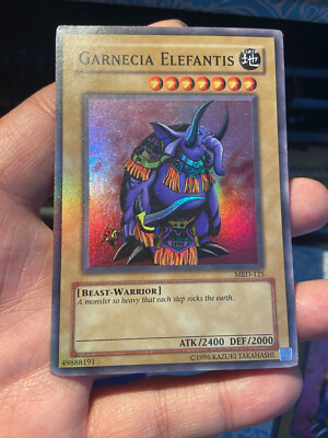 Yu-Gi-Oh! Garnecia Elefantis MRD-125 OG Unlimited Super Rare LP/MP | eBay