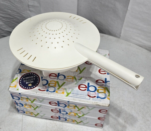 Tupperware Colander Strainer 2 Piece Set 2.8L/ 2.9qt Double Strainer ...