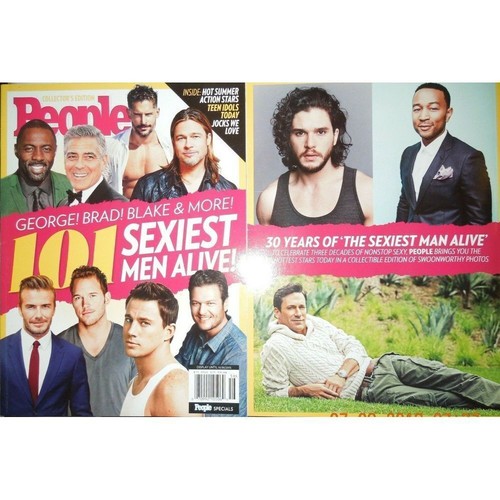 NICK JONAS 101 sexiest men BRAD george BLAKE cooper ROCK pratt MANGANIELLO tatum | eBay