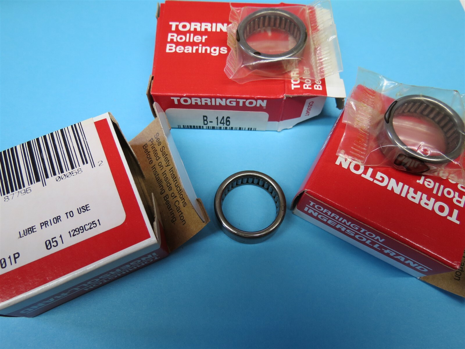3 each NEW Sealed in Box Torrington Ingersoll-Rand B-146 Bearing Auto ...